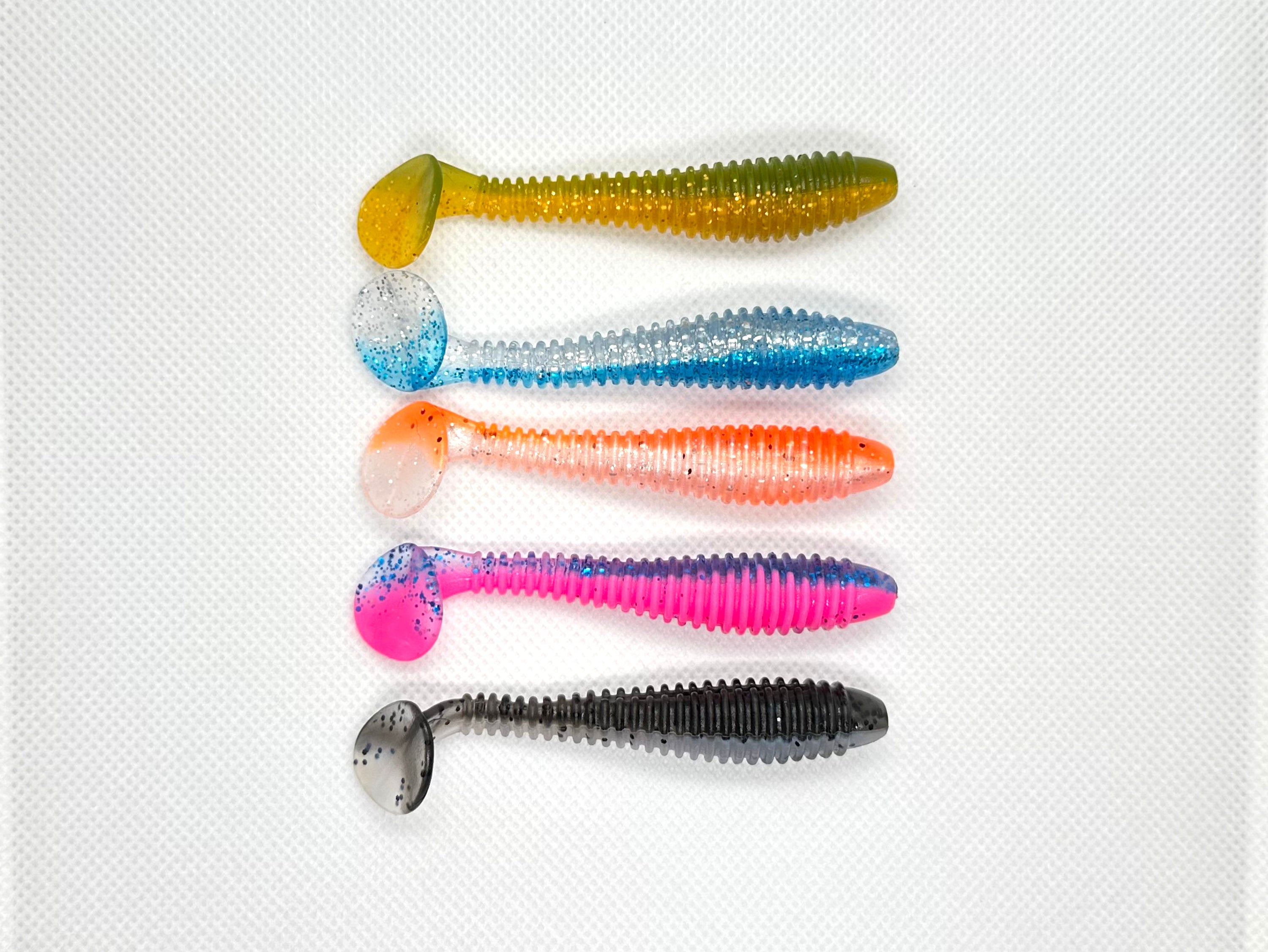 3" Flutter Tail Plastics – SaskFisher